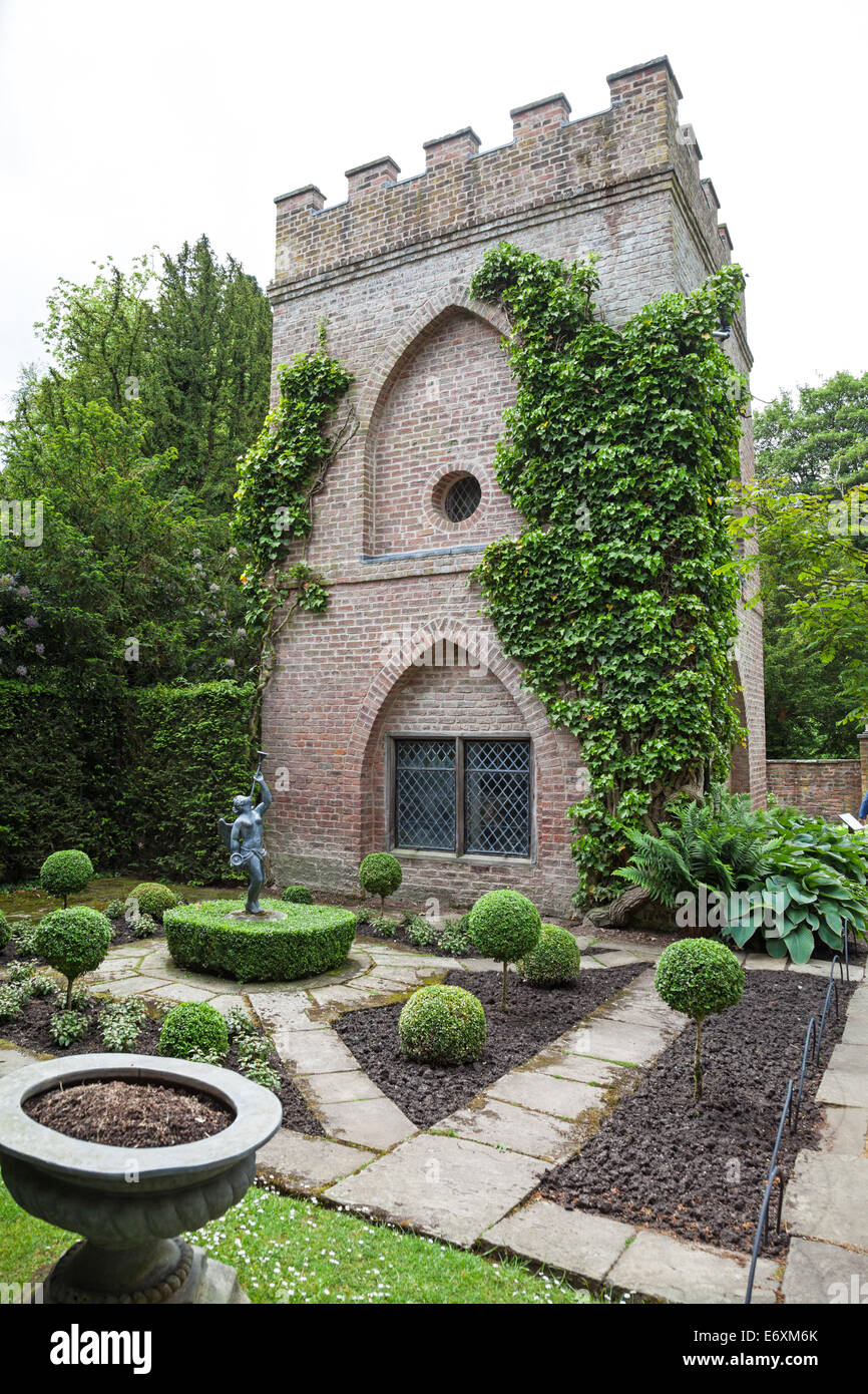 The Tower Garden at Tatton Hall Tatton Park gardens Tatton Cheshire ...