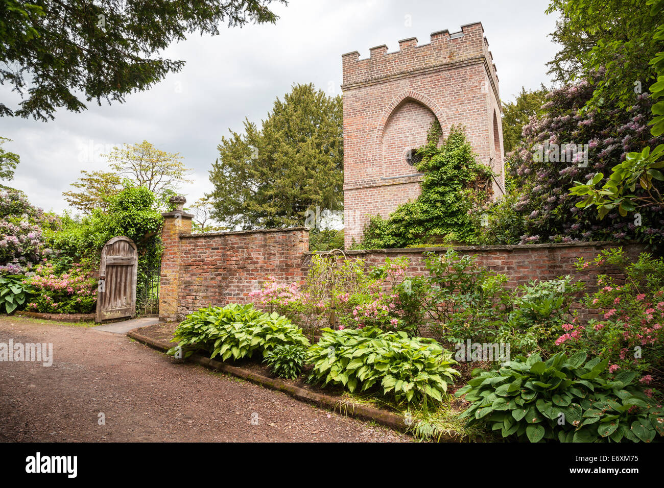 The Tower Garden at Tatton Hall Tatton Park gardens Tatton Cheshire ...
