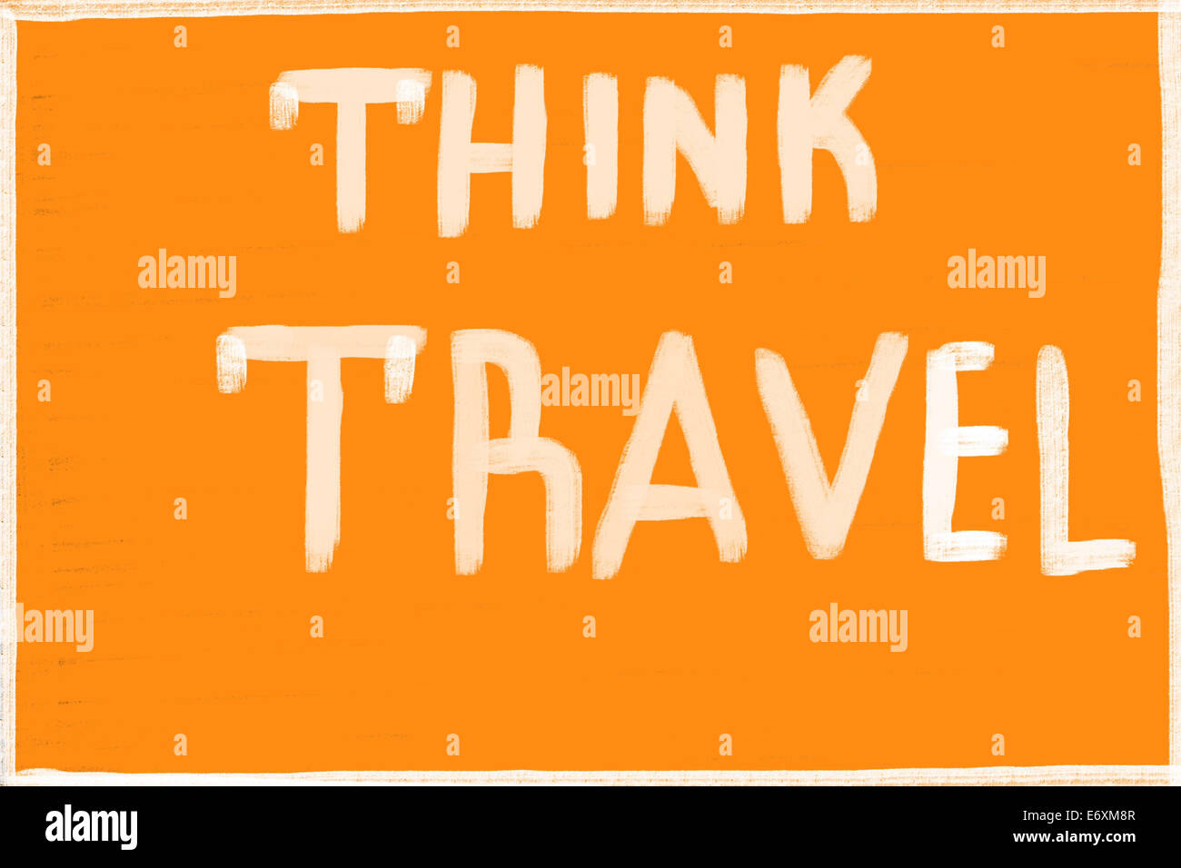 think travel concept Stock Photo - Alamy