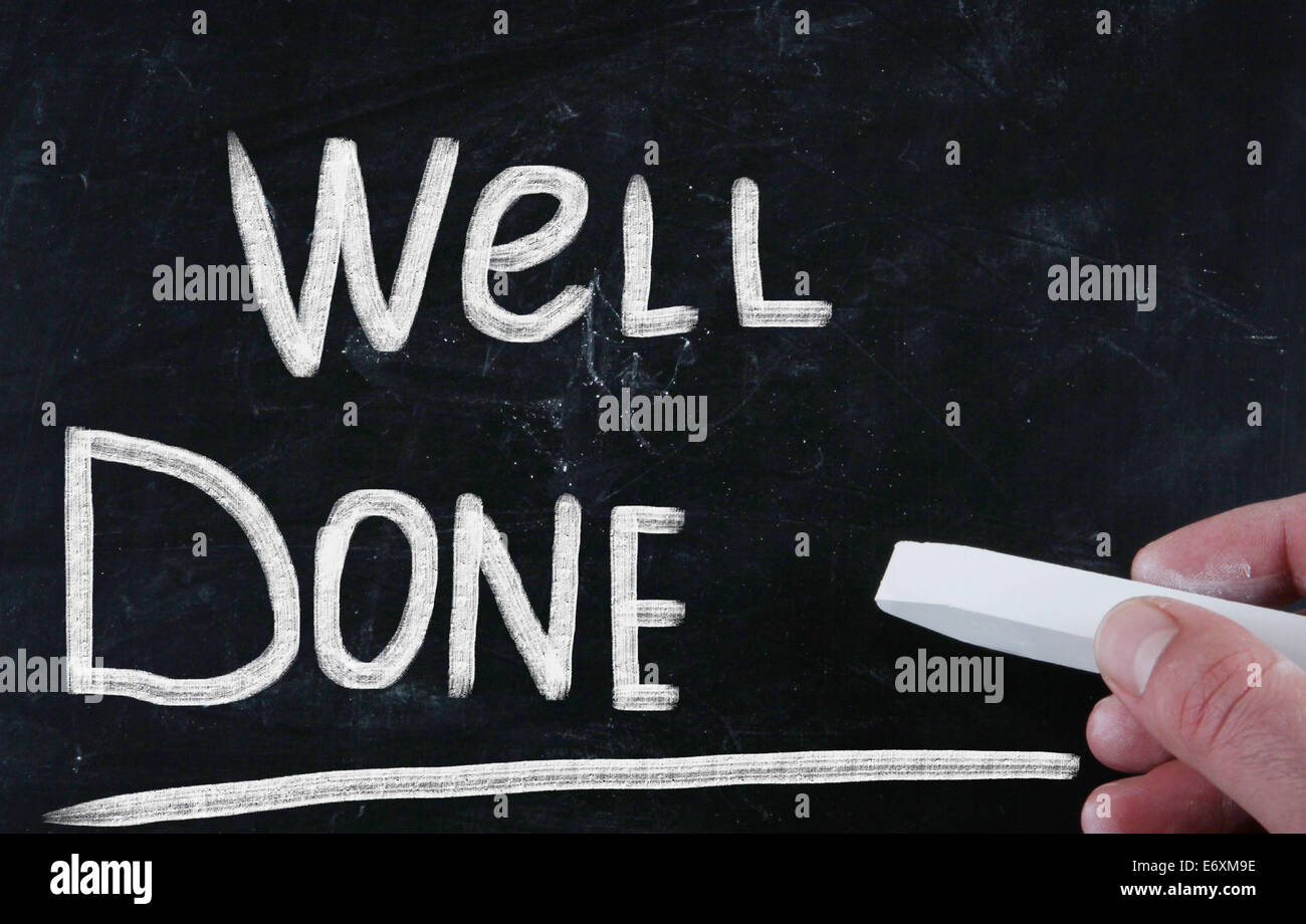 well done concept Stock Photo - Alamy