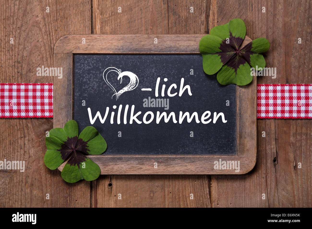 Chalkboard welcome message hi-res stock photography and images - Alamy
