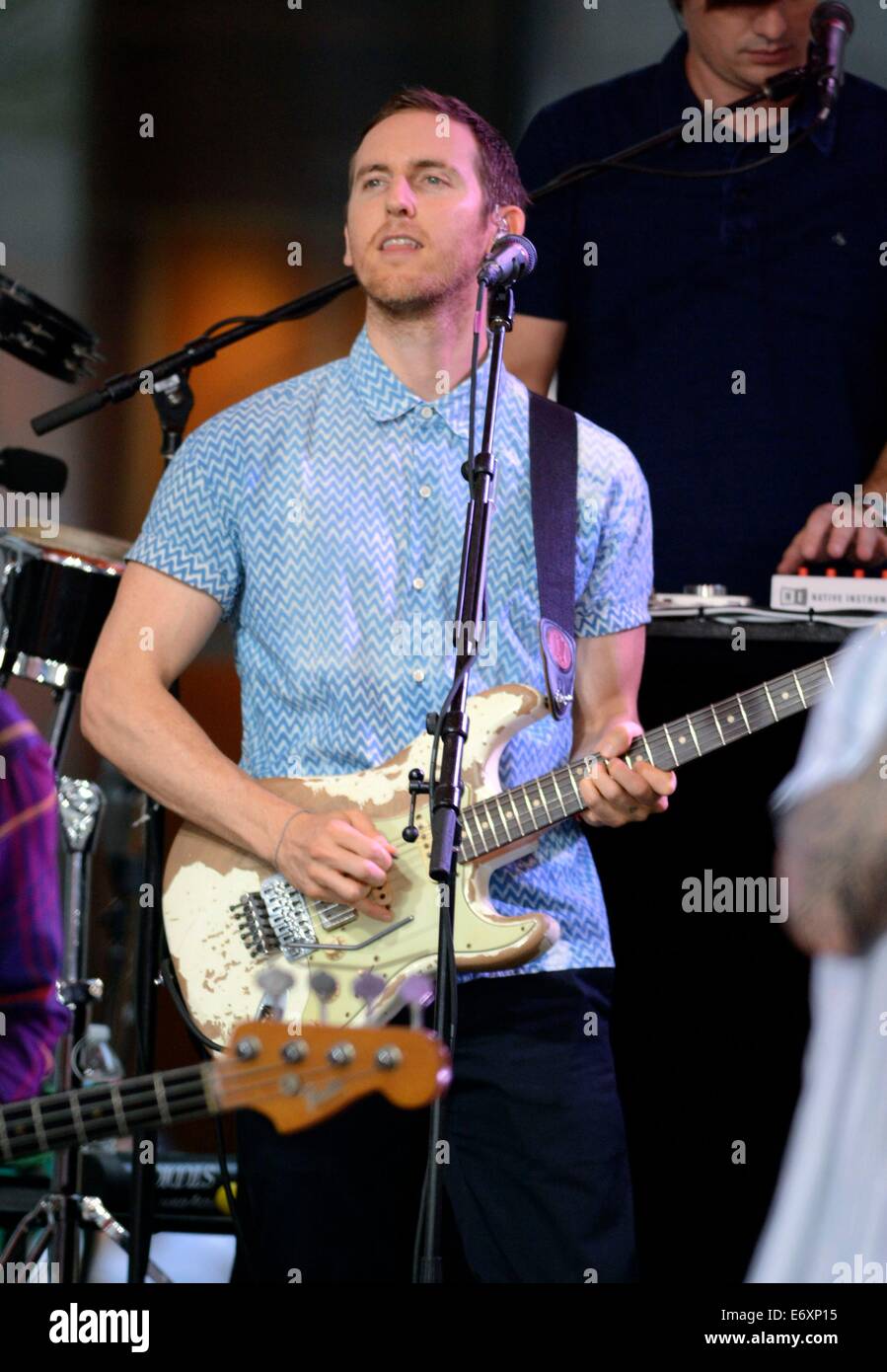 New York, NY, USA. 1st Sep, 2014. New York, US. 1st Sept, 2014. Jesse Carmichael on stage for ...