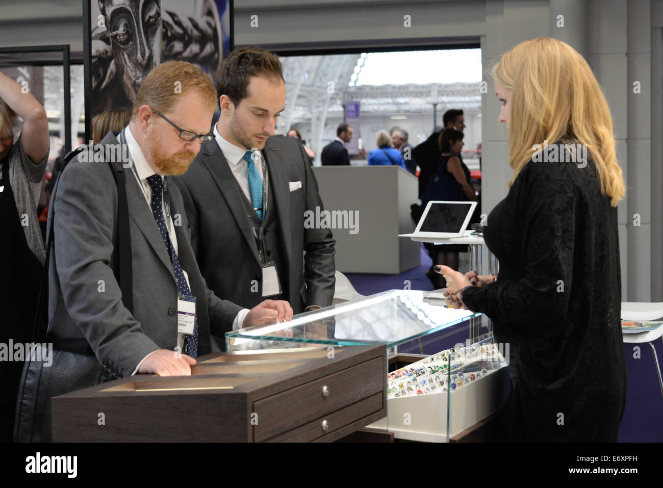 London, UK. 1st Sept, 2014. Hundreds of stalls exhibition at the ...