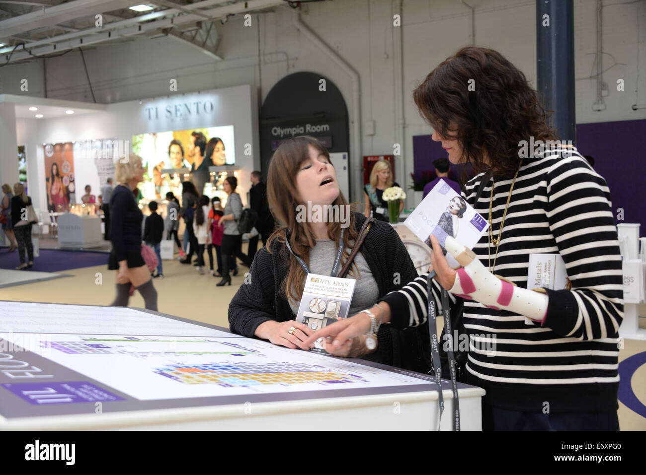 London, UK. 1st Sept, 2014. Hundreds of stalls exhibition at the ...