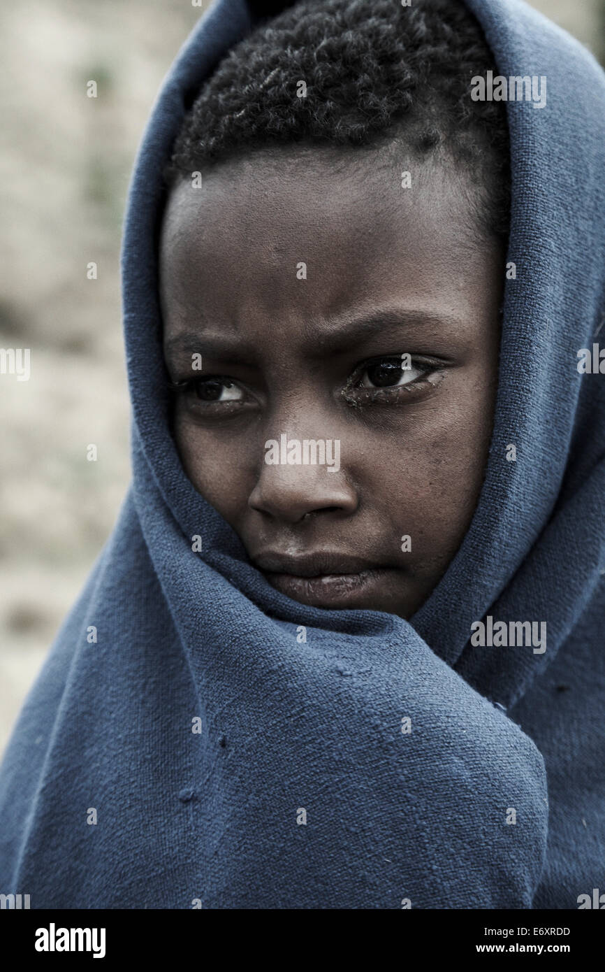 Girl, Simien Mountains National Park, Ethiopia Stock Photo - Alamy