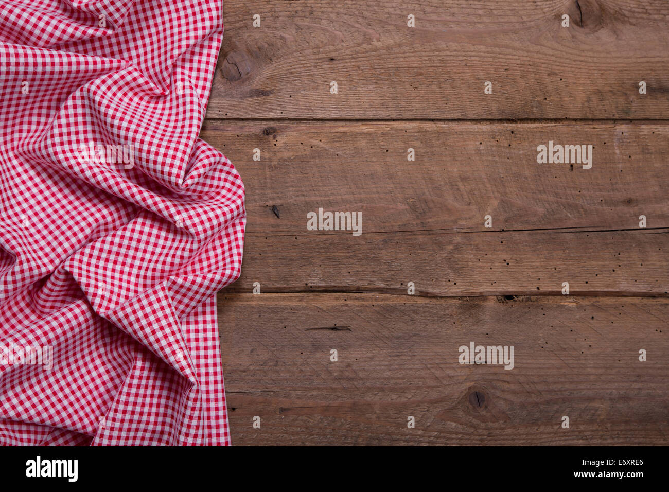 Red Checkered Tablecloth Border