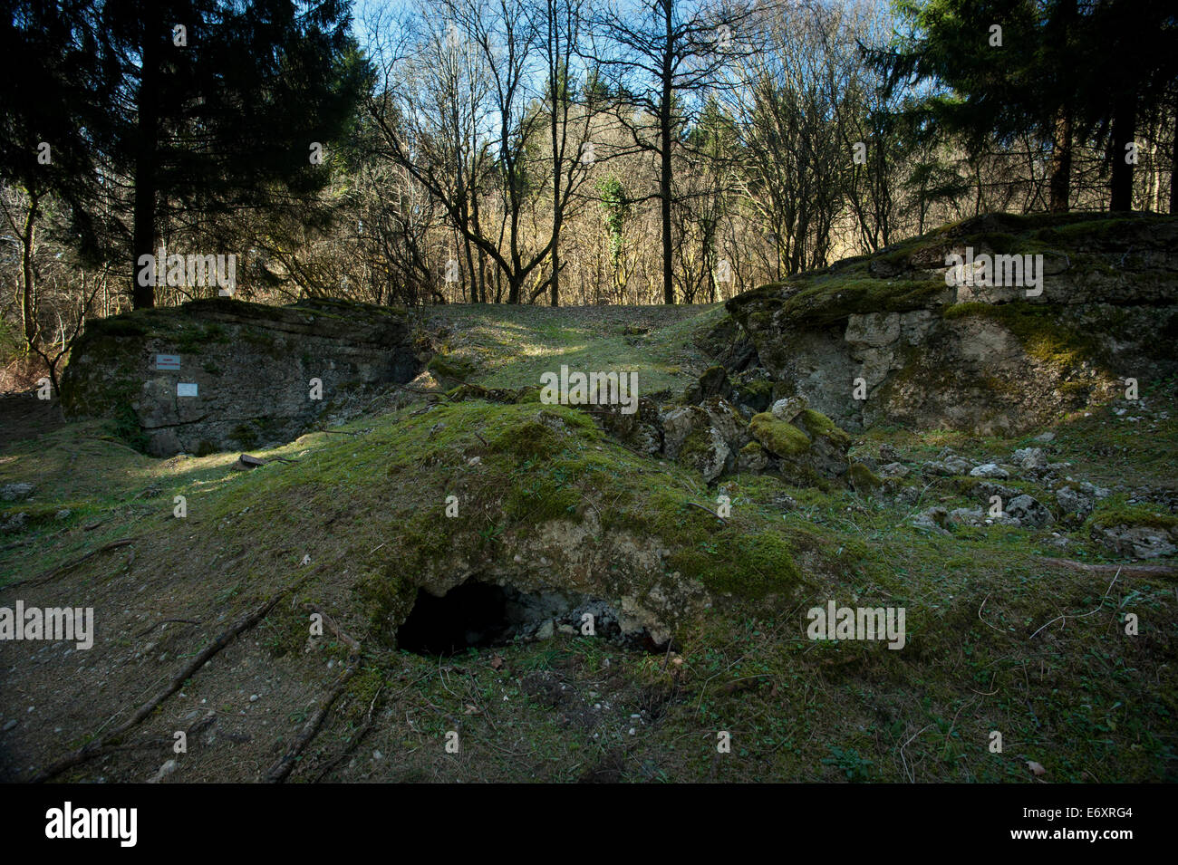 Verdun WW1 Battlefield site, Verdun-sur-Meuse, France. March 2014 ...