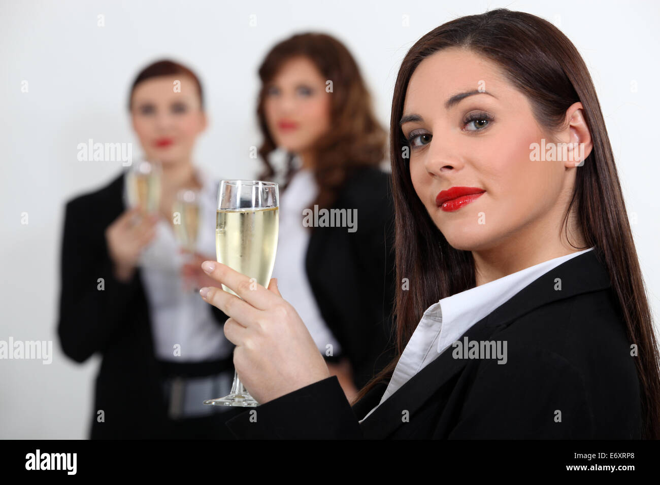 Proud woman celebrating Stock Photo - Alamy
