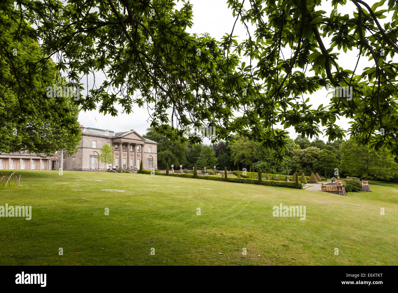 Tatton Hall Tatton Park gardens Tatton Cheshire England UK Stock Photo ...