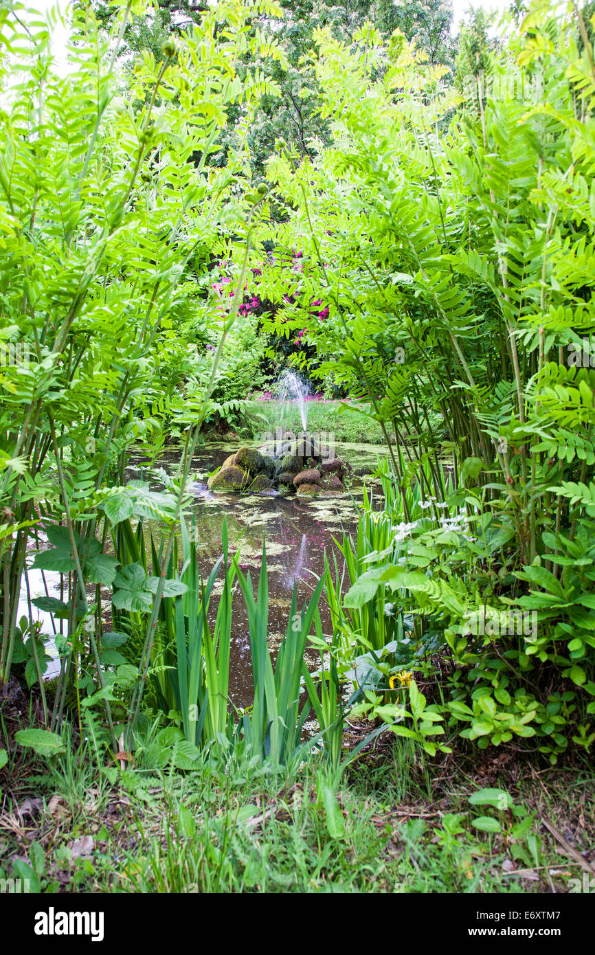 Tatton Hall Tatton Park gardens Tatton Cheshire England UK Stock Photo ...