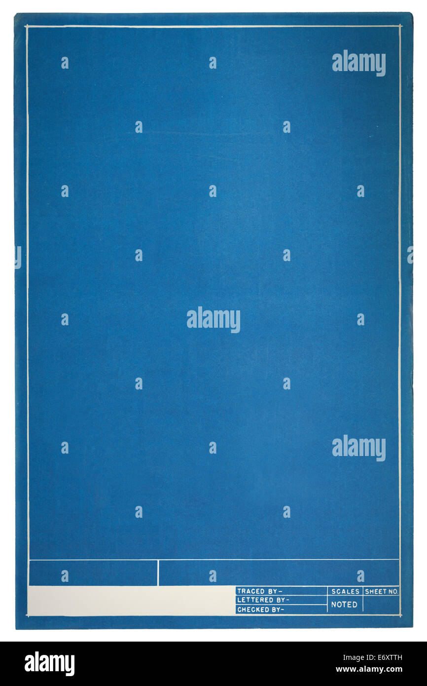 Blueprint paper texture hi-res stock photography and images - Alamy