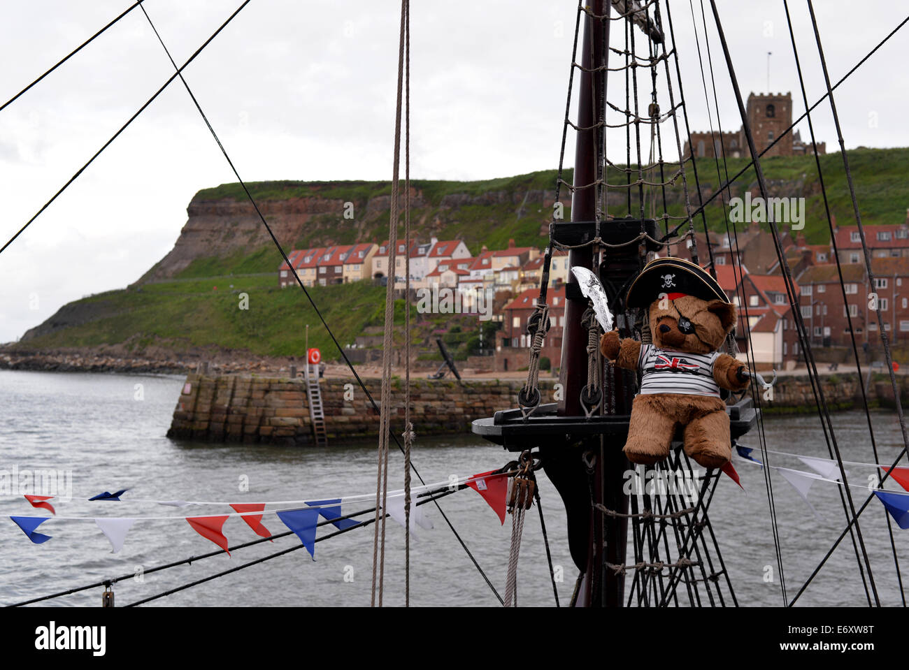 Whitby: Pirate Teddy Bear Stock Photo - Alamy