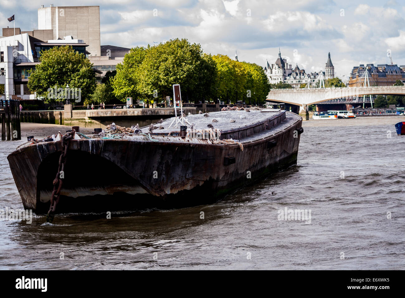 Abandoned Barge High Resolution Stock Photography and Images - Alamy