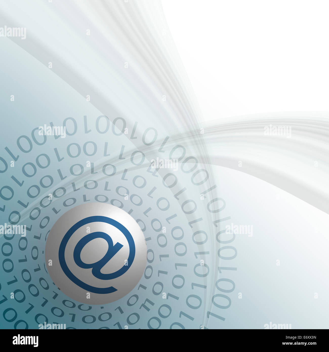 Email symbol with numbers on a stripe background Stock Photo - Alamy