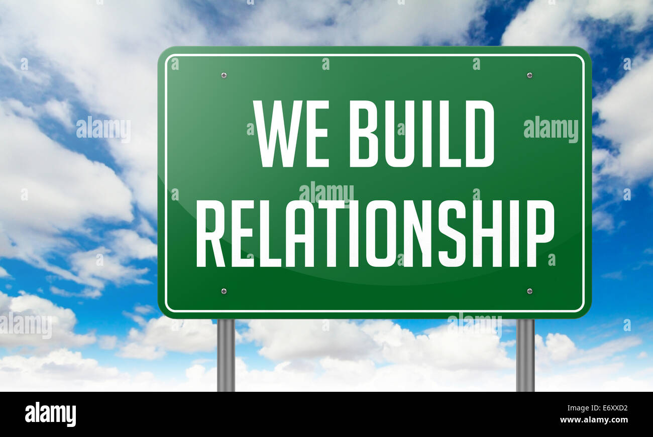 We build relationship hi-res stock photography and images - Alamy
