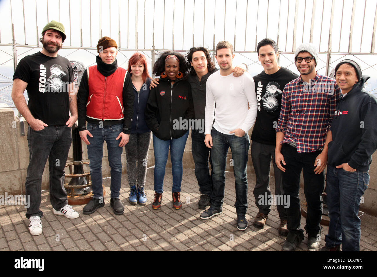 STOMP celebrate their 20th Anniversary by lighting the Empire State ...