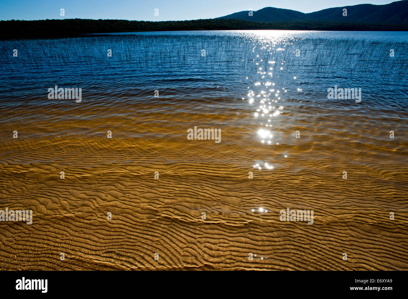 Lake Barracoota in the Cape Howe Wilderness, Croajingolong National ...