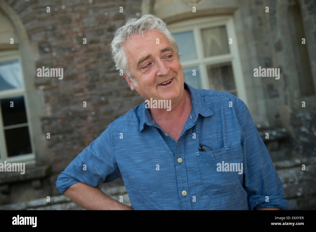 Writer and director ED THOMAS at DINFEWR Literature Festival June 2014 ...