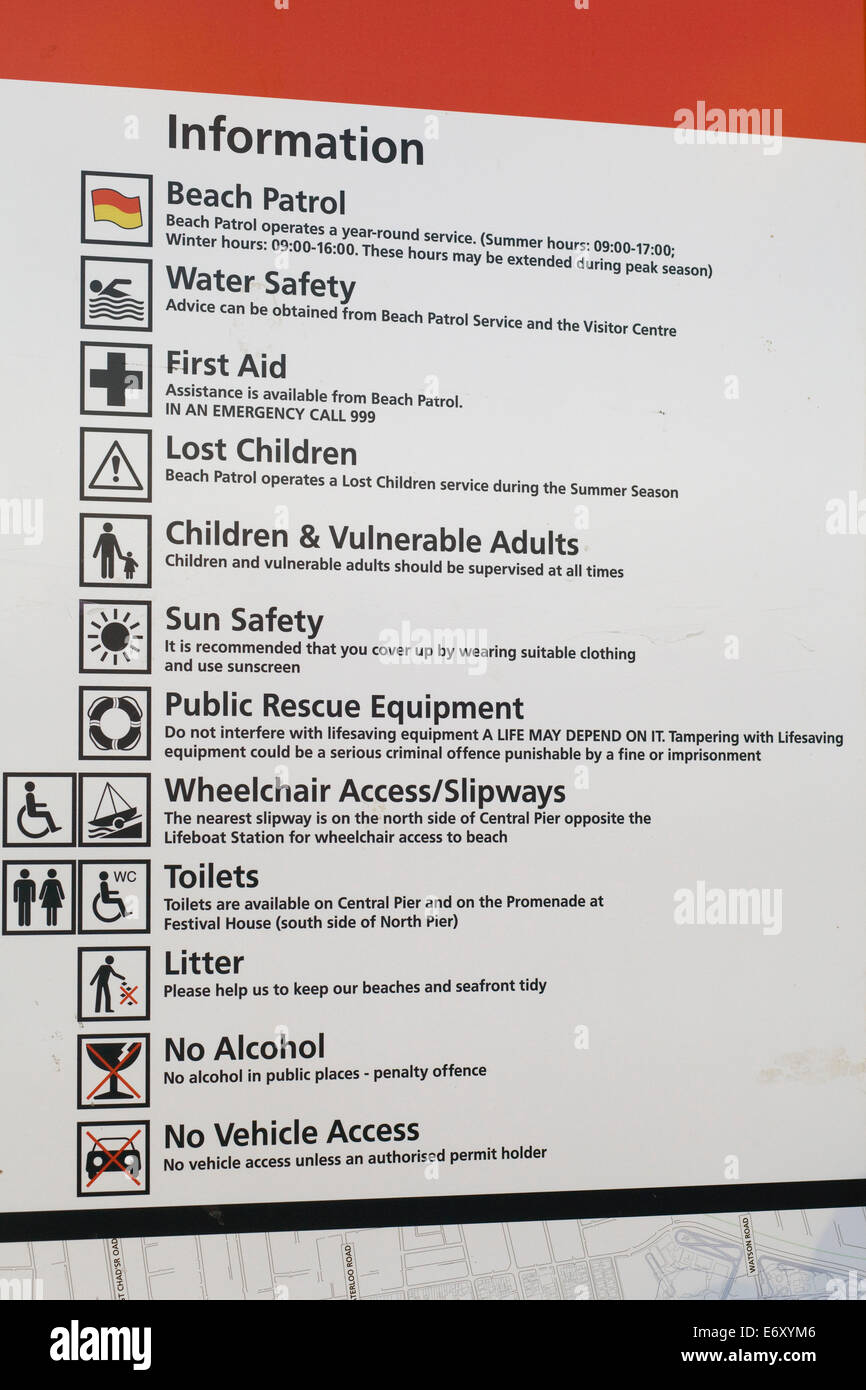 Beach rules hi-res stock photography and images - Alamy