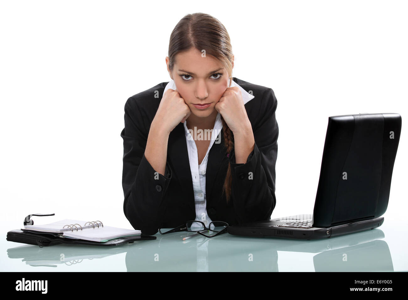 Woman with problems Stock Photo - Alamy