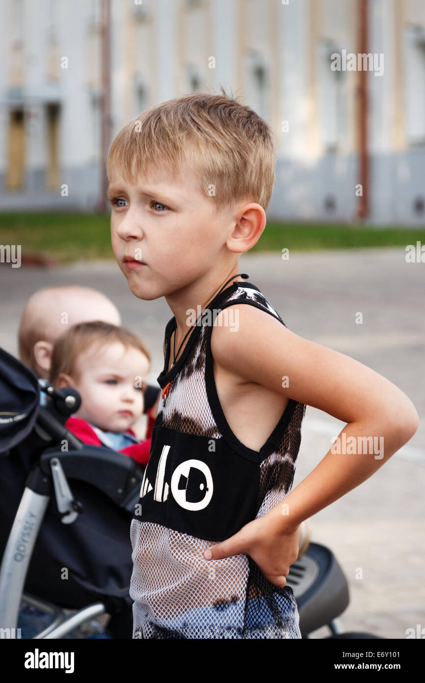 Senior brother and two minor brothers.cauca Stock Photo - Alamy