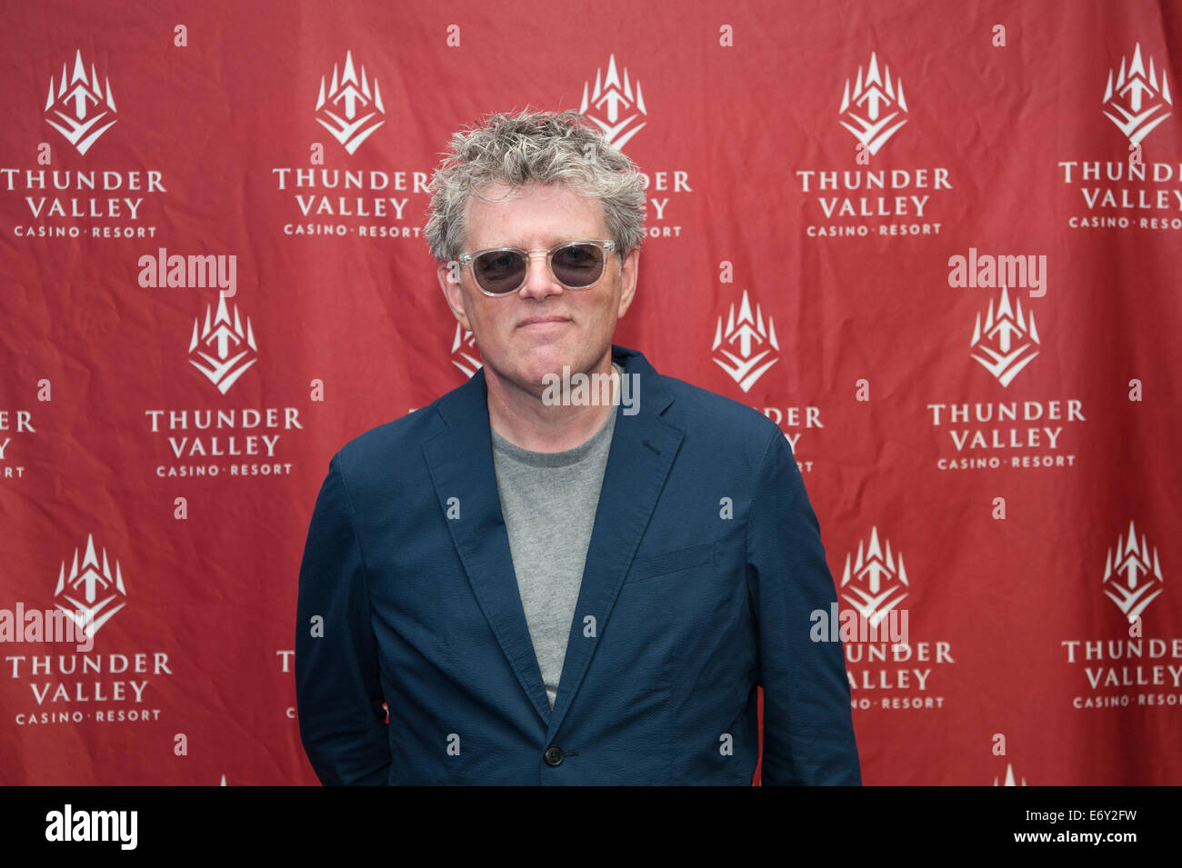 Musician Tom Bailey of Thompson Twins performs on stage in support of ...