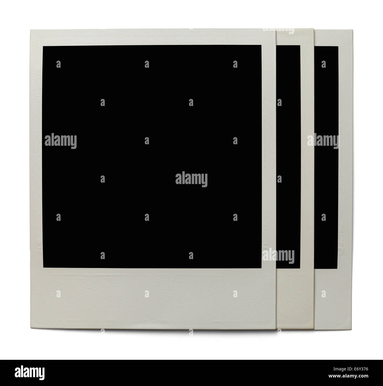 Three Polaroid Photos Isolated on White Background Stock Photo - Alamy