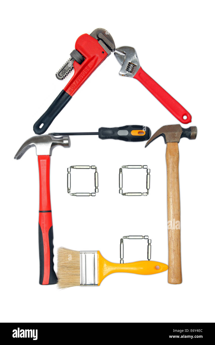Construction tool outline hi-res stock photography and images - Alamy