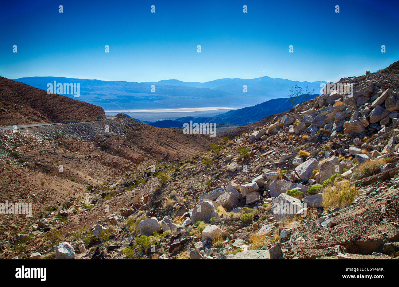 A canyon in the Panamint Range. Death Valley National Park, California ...
