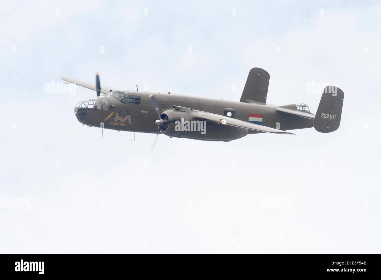 NA VB-25N Mitchell 232511 (PH-XXV) North American B-25 Mitchell bomber ...