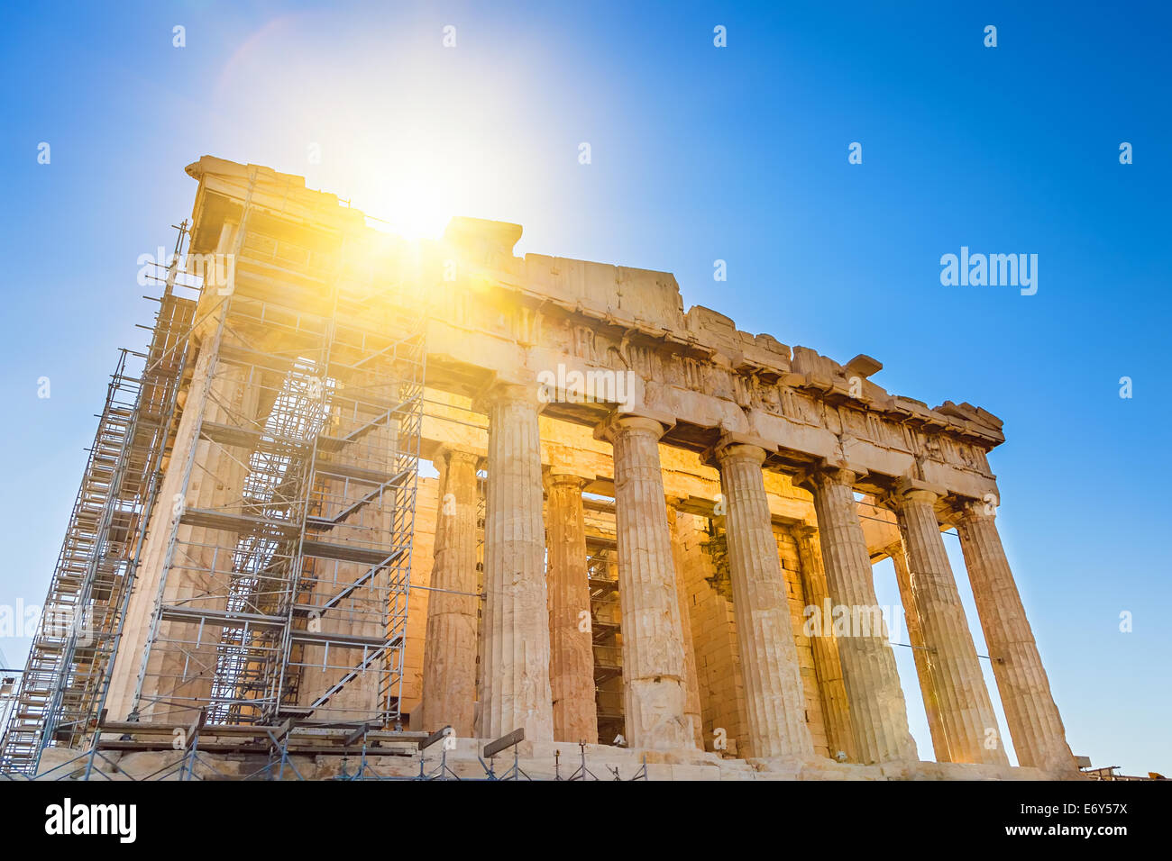Athens parthenon sunlight hi-res stock photography and images - Alamy