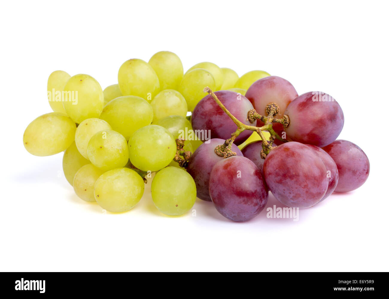 Grapes on a white background, isolated Stock Photo - Alamy