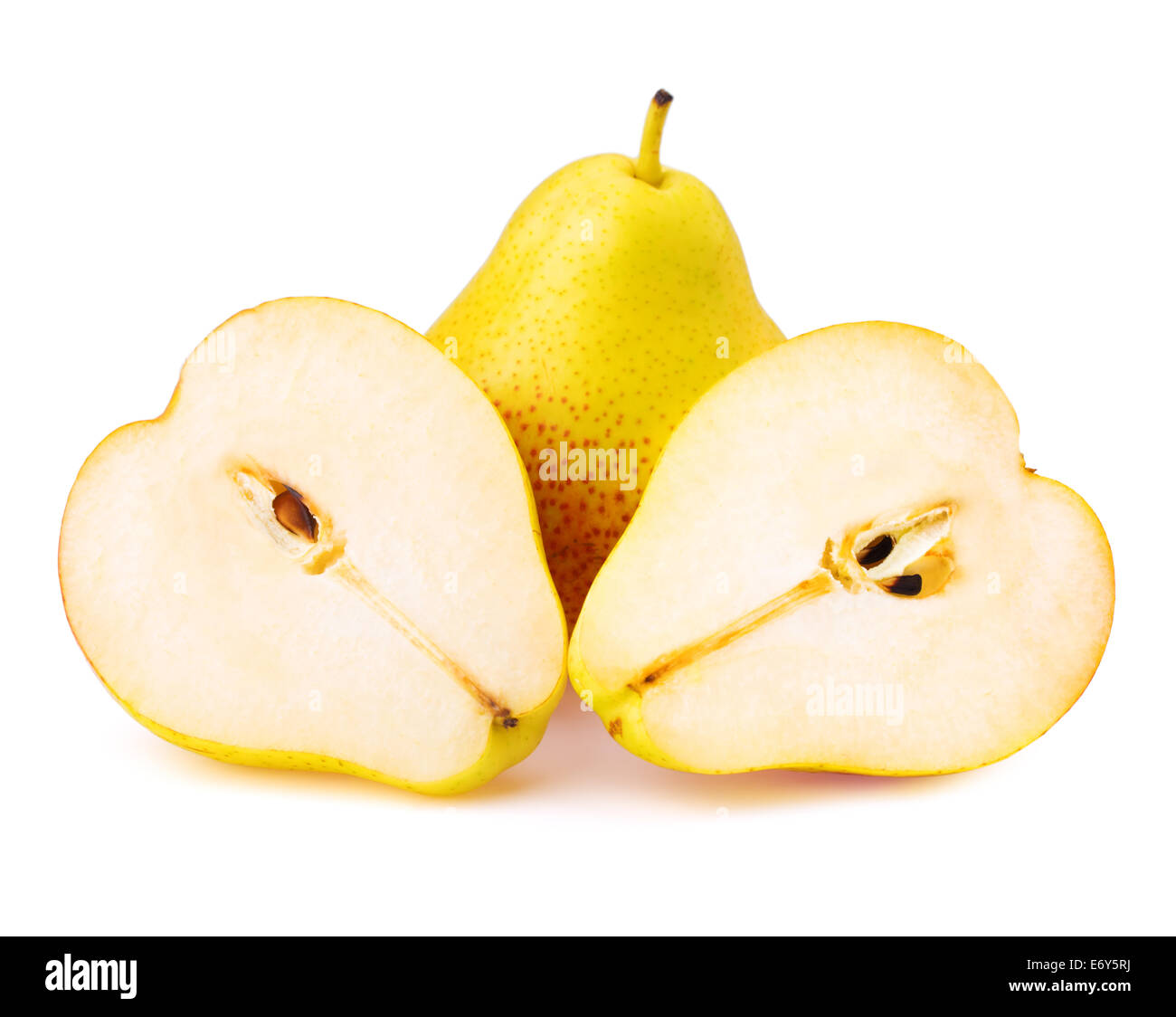 Pear on a white background, isolated, close-up Stock Photo - Alamy