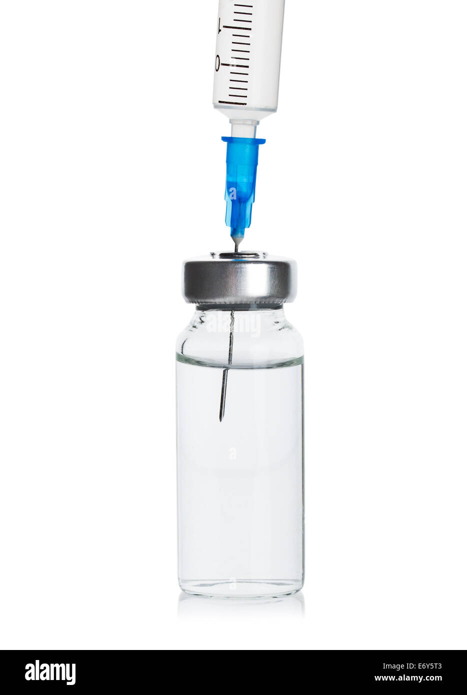 Medical vials for injection with a syringe, isolate Stock Photo - Alamy