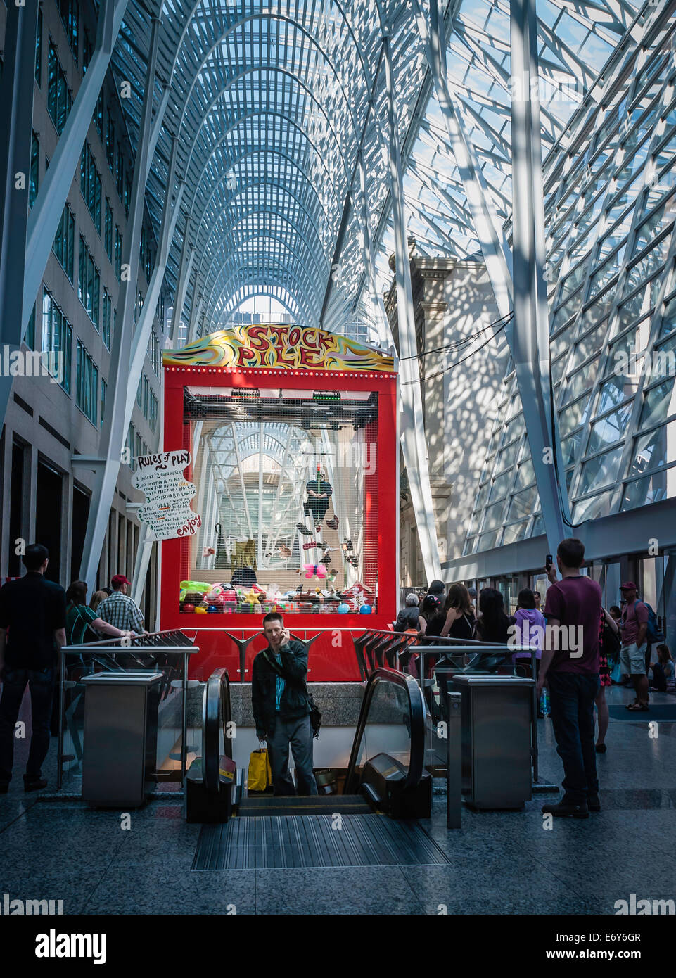 Luminato Festival, artists pick a pile, Toronto Canada, life-sized ...