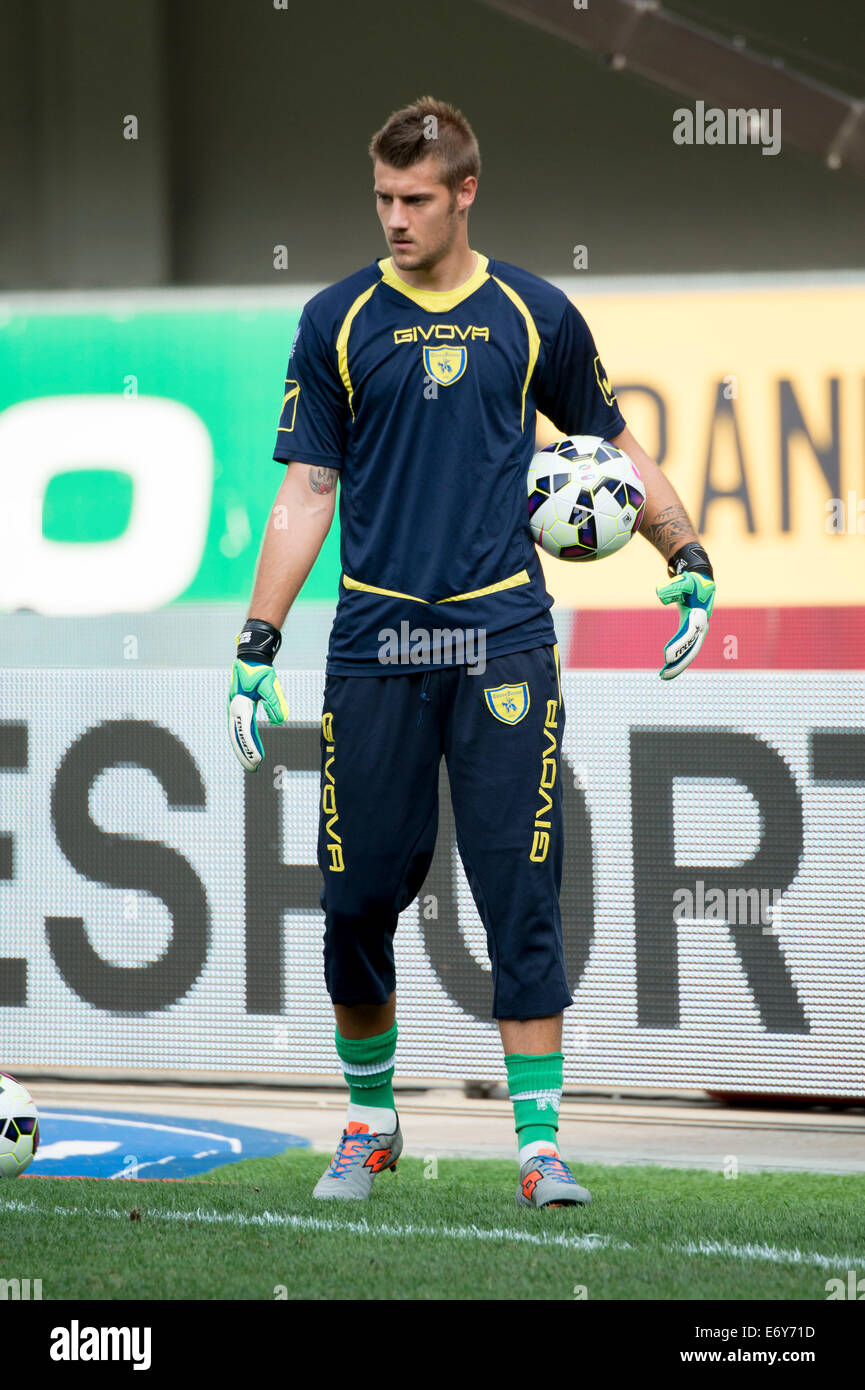 Andrea Seculin (Chievo), AUGUST 30, 2014 - Football / Soccer : Italian ...