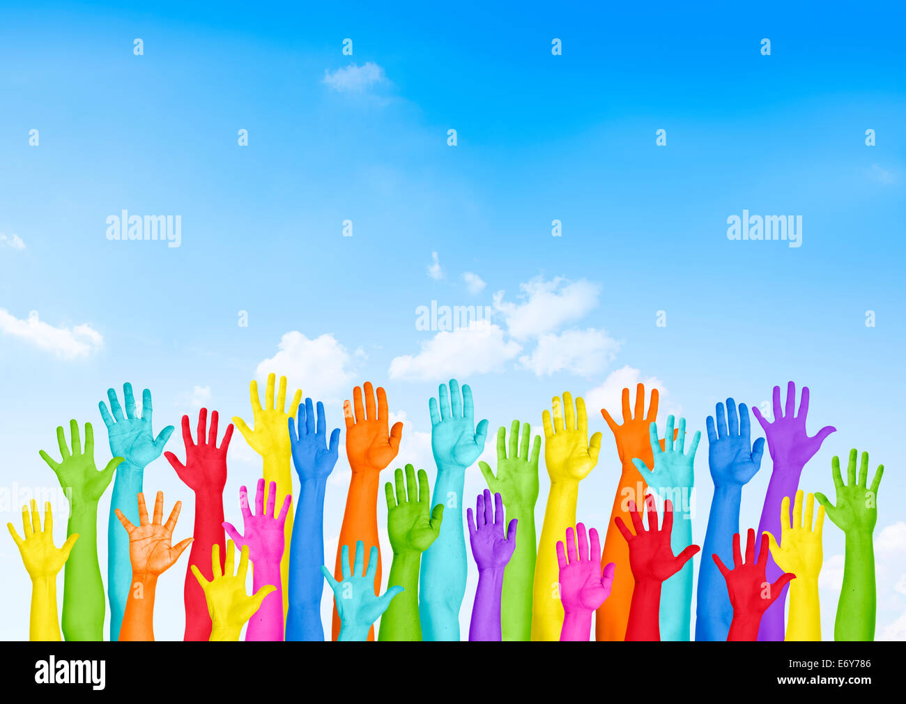 Blue and yellow team colours hi-res stock photography and images - Alamy