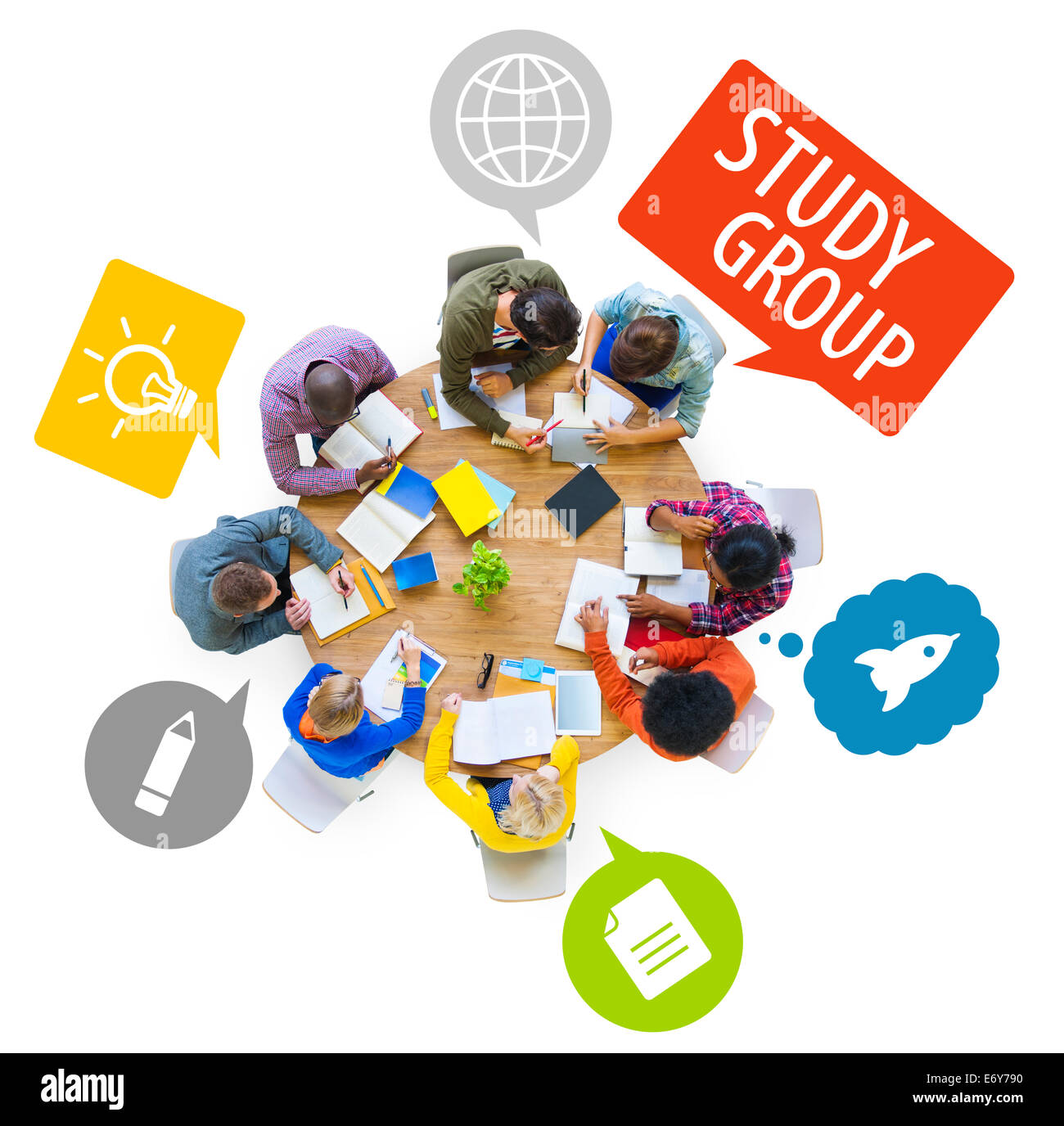 Group studying hi-res stock photography and images - Alamy