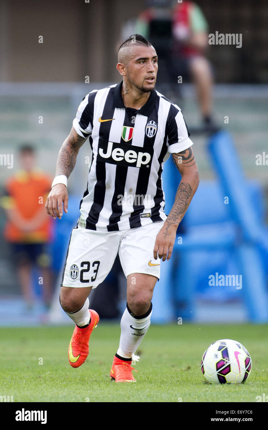 Verona, Italy. 30th Aug, 2014. Arturo Vidal (Juventus) Football/Soccer ...