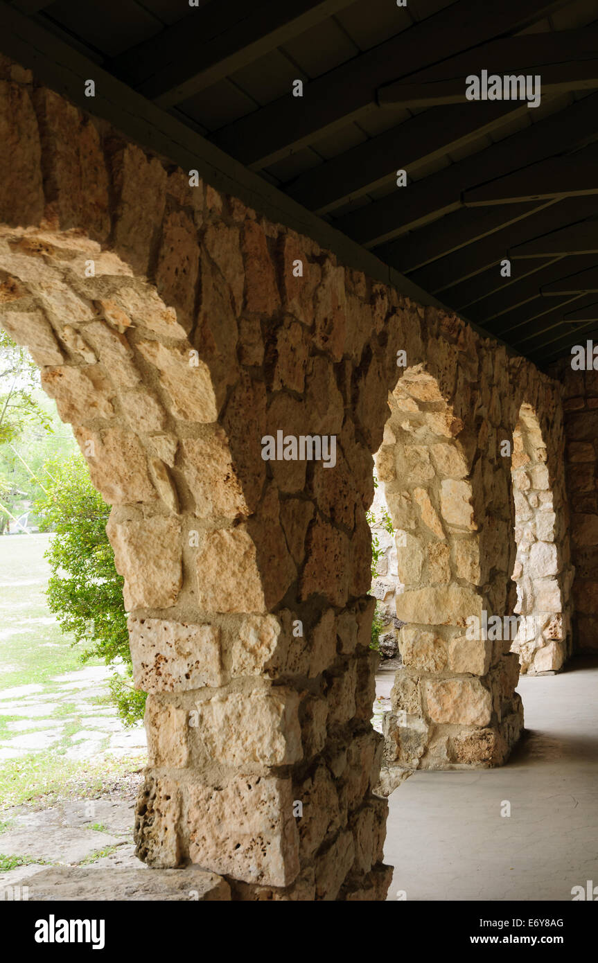 Three stone arch doorways Stock Photo - Alamy