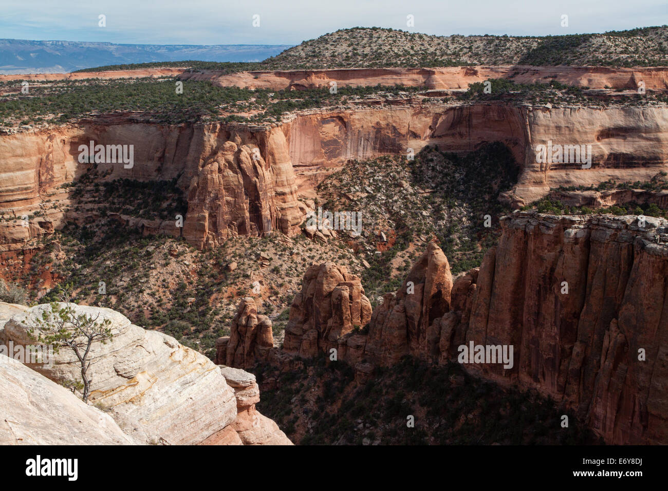 Artists Point view in Colorado National Monument, Colorado, USA Stock ...