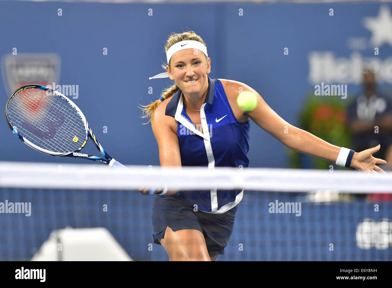 Flushing Meadows, New York, USA. 01st Sep, 2014. US Open tennis championships. Victoria Azarenka ...