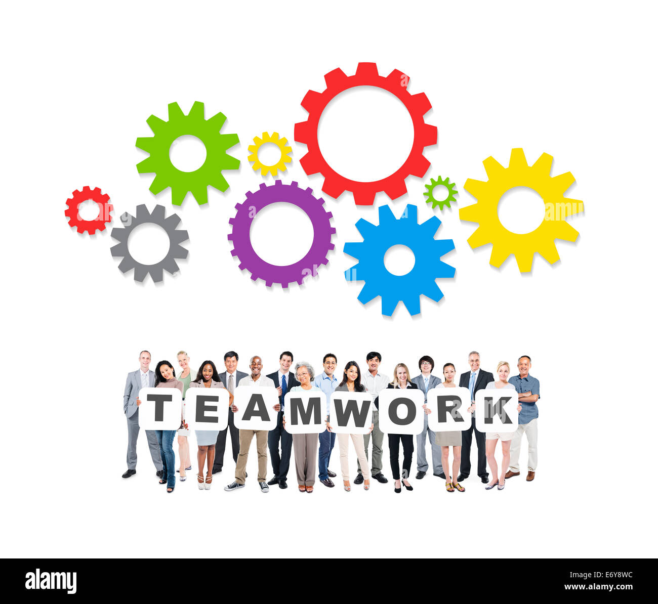Teamwork diversity happy people hi-res stock photography and images - Alamy
