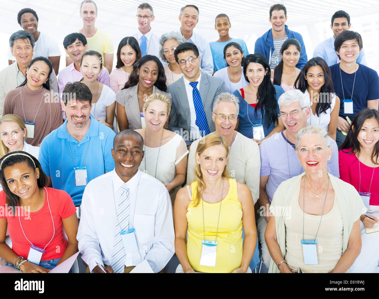 Large Group of participants Stock Photo - Alamy