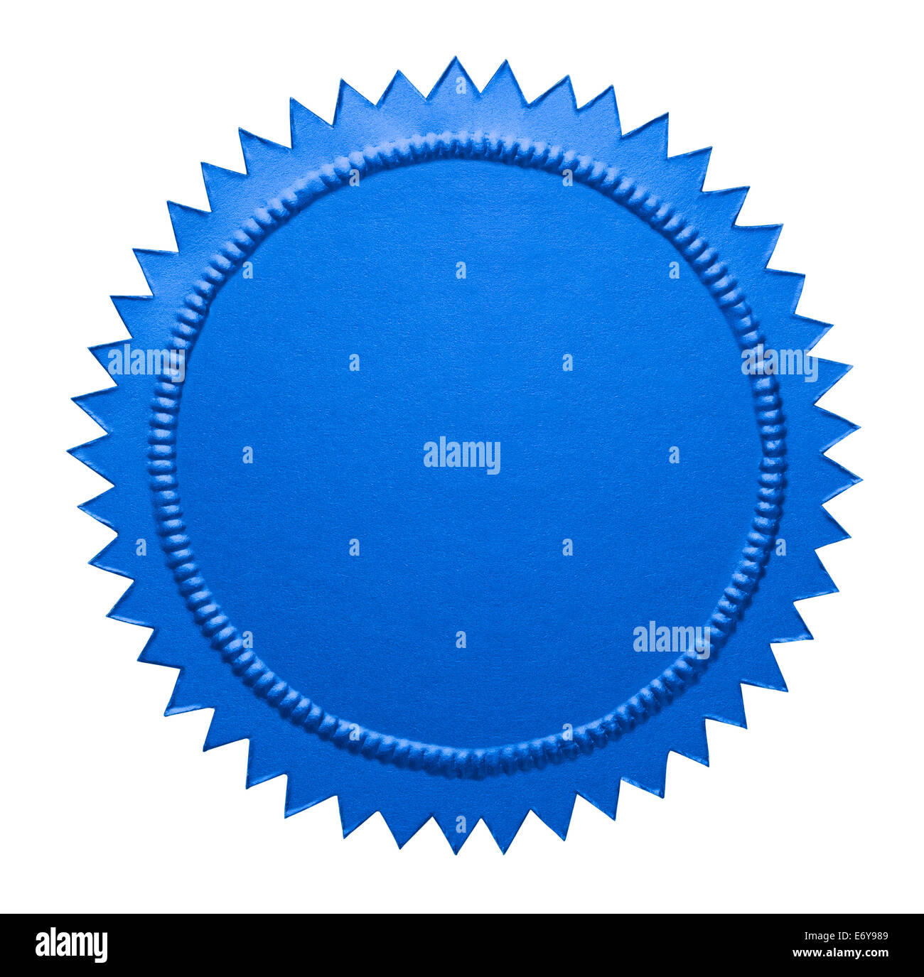 Empty Notary Seal with Copy Space Isolated on White Background Stock ...