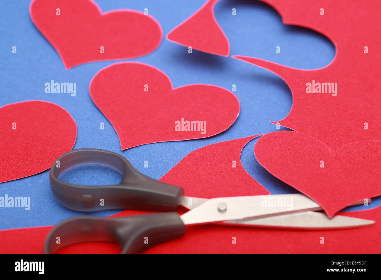 Cut out paper heart hi-res stock photography and images - Alamy