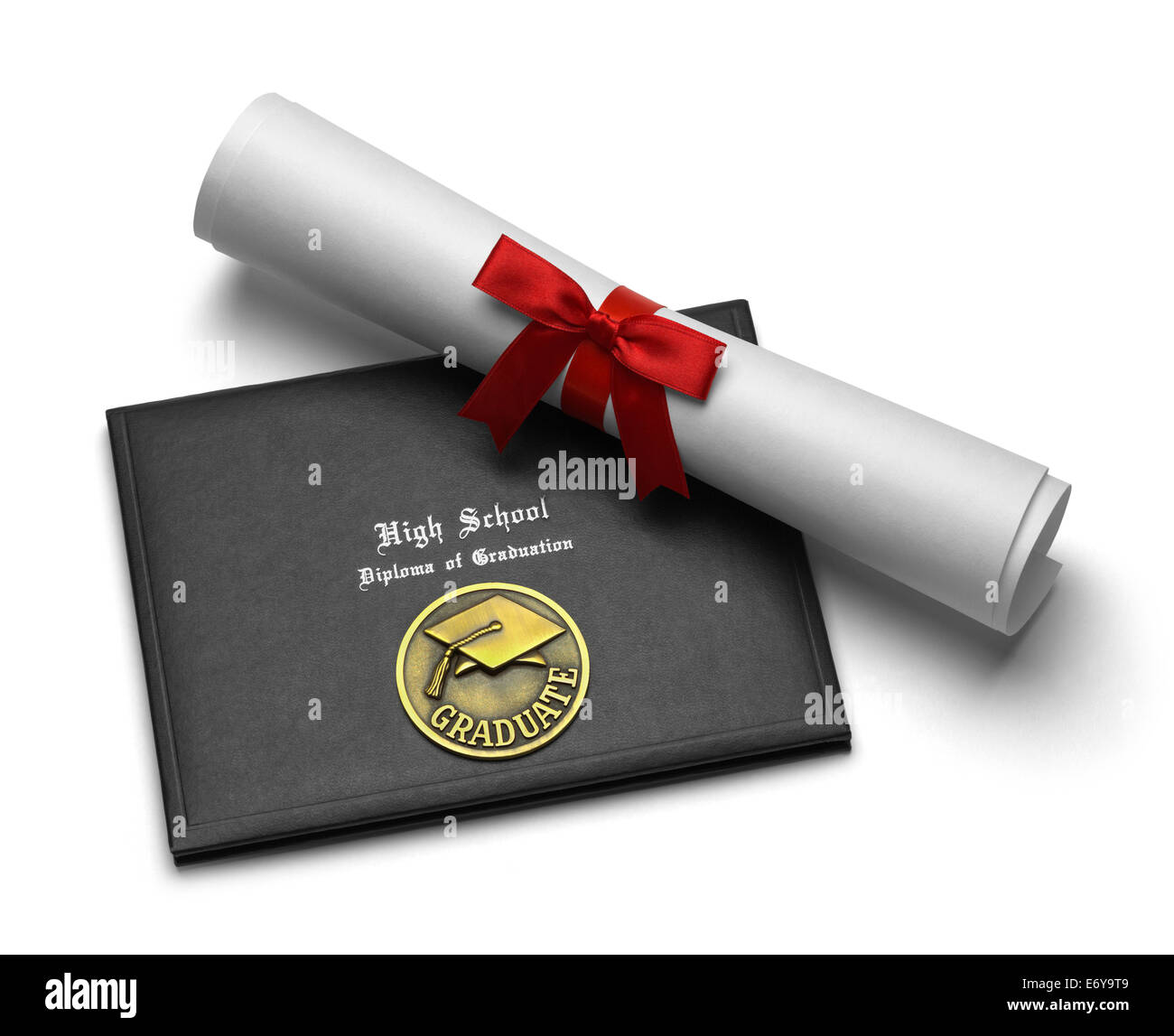 High school graduation black and white hi-res stock photography and ...