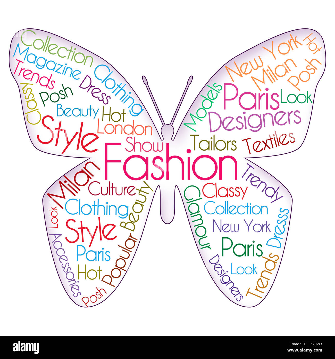 Butterfly word hi-res stock photography and images - Alamy