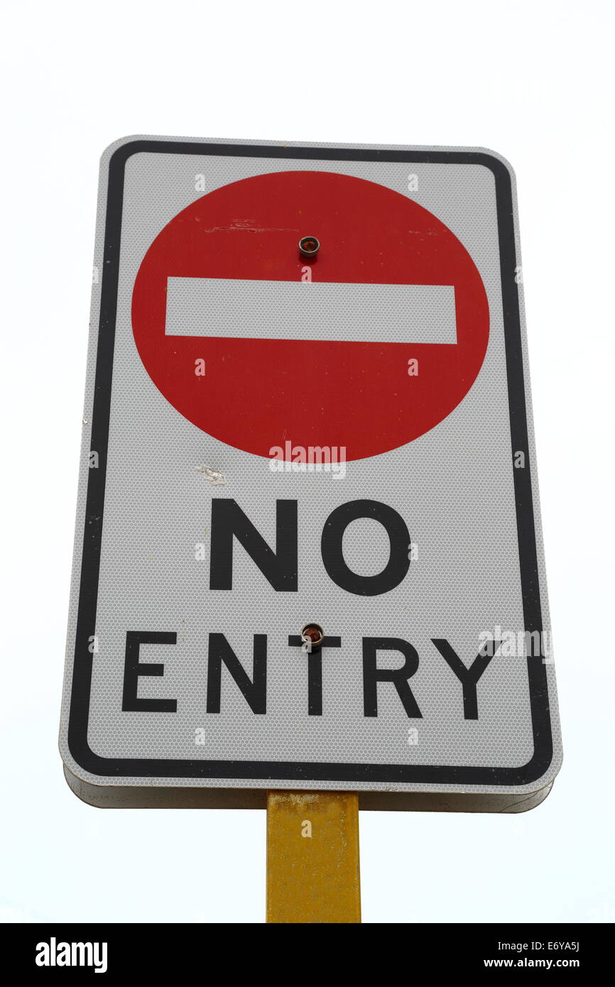 No entry sign hi-res stock photography and images - Alamy