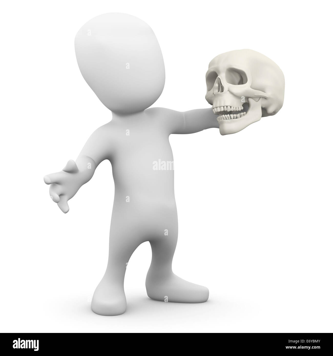 Actor holding skull hi-res stock photography and images - Alamy